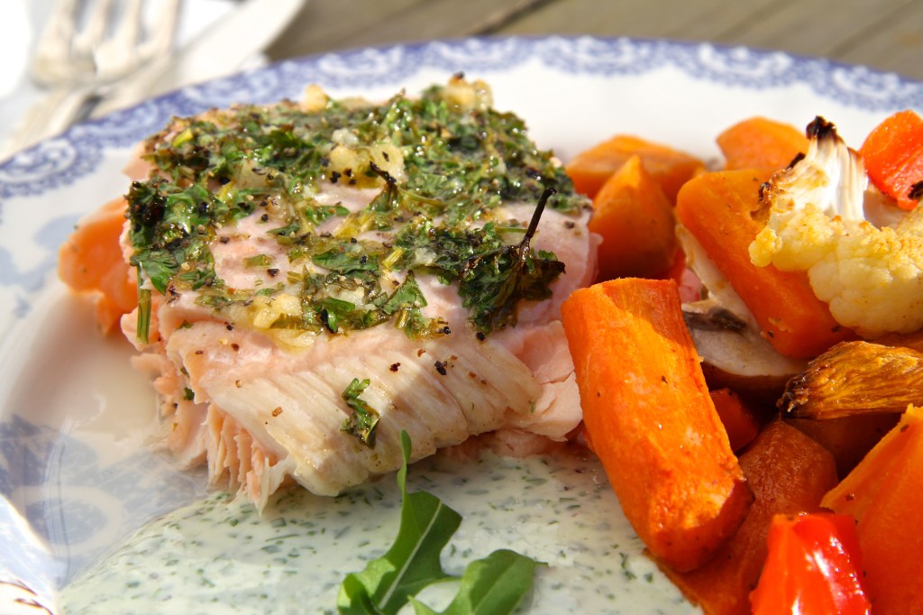 lax með sætum kartöflum | Eldhússögur