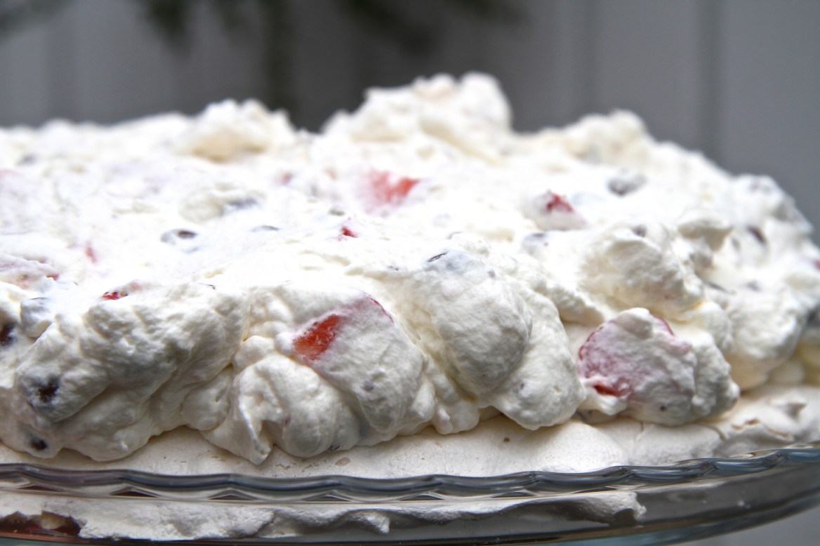 Kornflex marengsterta með karamellukurli | Eldhússögur